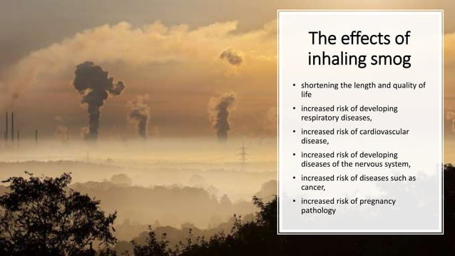 Smog | PPTX | Lung and Respiratory Health | Diseases and Conditions