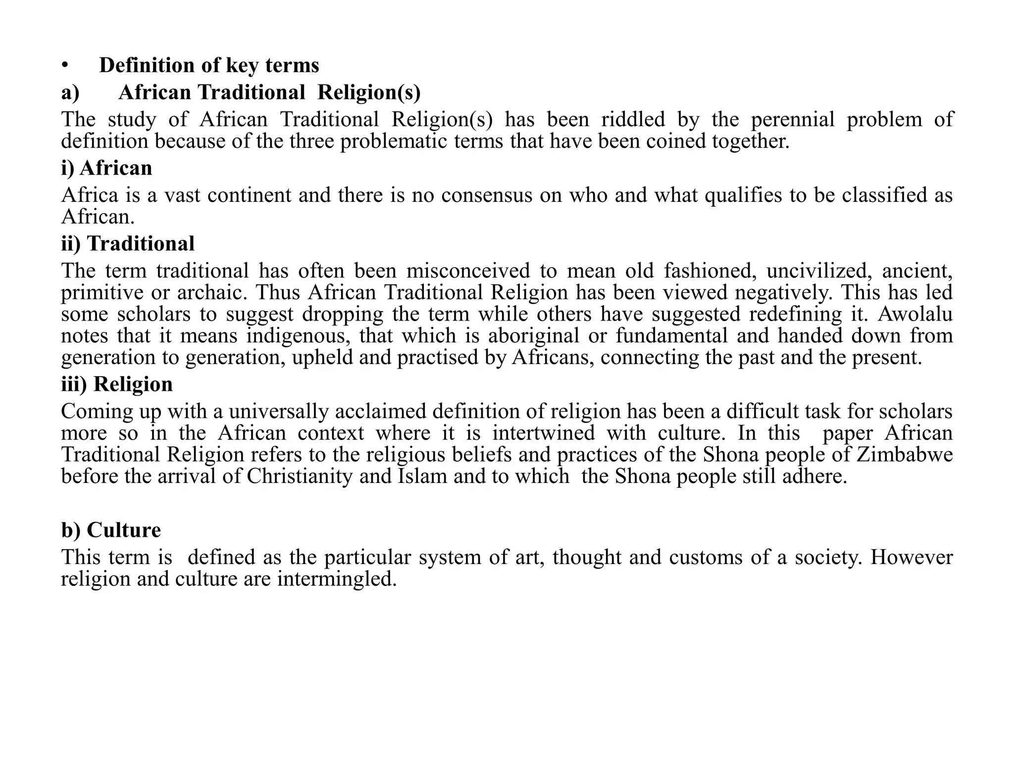 The interaction between Islam and African traditional religion in ...