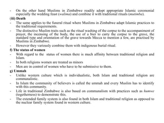 The interaction between Islam and African traditional religion in ...