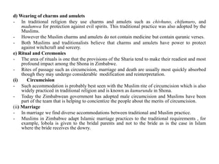 The interaction between Islam and African traditional religion in ...