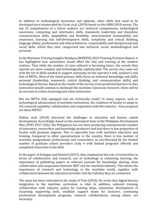 Revolutionizing the Philippine Merchant Marine Academy Graduate School ...