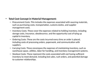 LOGISTIC MGT PPTS FOR BBA AND MBA STUDENTS | PPTX