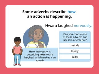 Understanding Adverbs: How They Describe Verbs in Sentences | PPTX