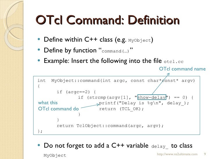20100712-OTcl Command -- Getting Started