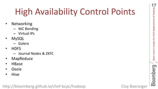 Open Source Recipes for Chef Deployments of Hadoop | PPT