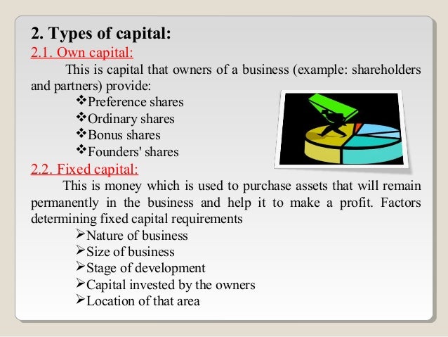 What is capital?