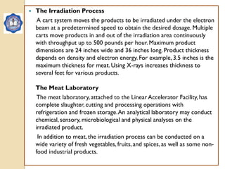T.l.e food irradiation | PPTX
