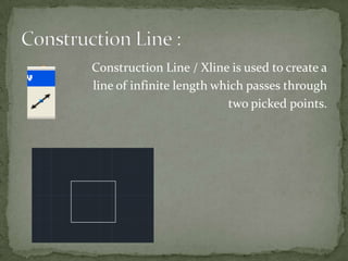 AutoCAD Lines with Instruction | PPTX