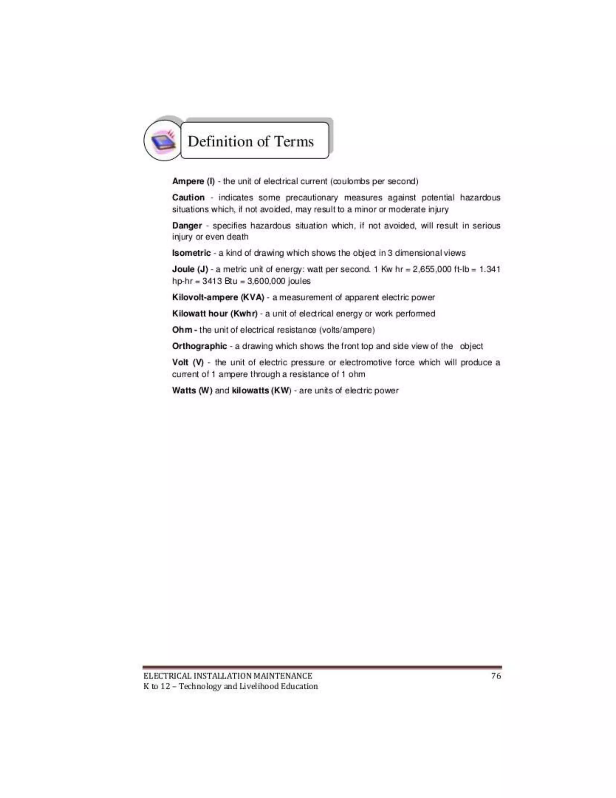 K TO 12 T.L.E MODULE GRADE 8 | DOCX