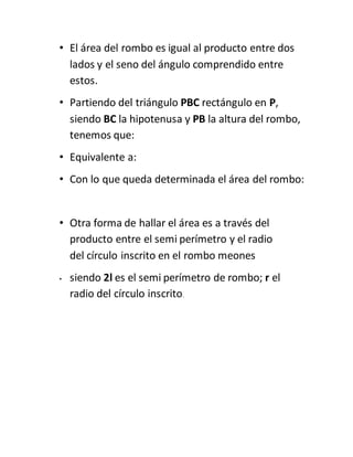 El rombo | DOCX