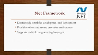 dot net technology | PPTX