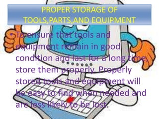 proper storage | PPTX