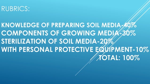 GROWING MEDIA PREPARATION (HORTICULTURE 10) | PPTX | Agriculture ...