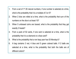 Aptitude Training - PROBABILITY | PPT