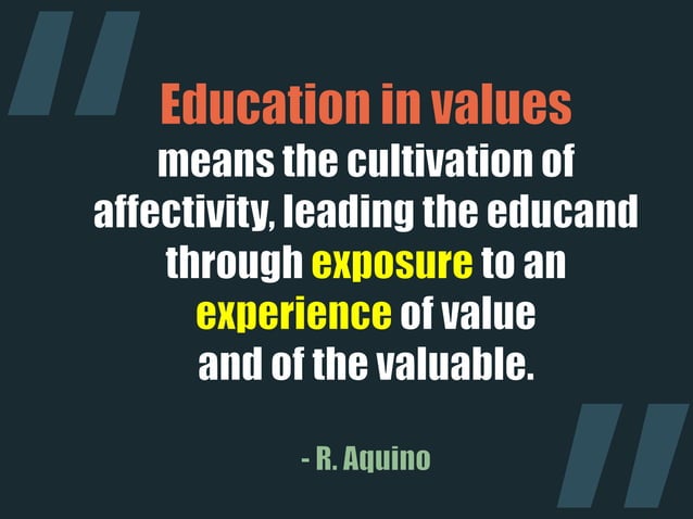 Values Formation and You | PPTX