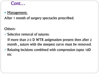 Astigmatism correction | PPTX