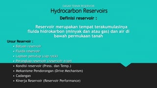 T. Reservoir migas | PPTX