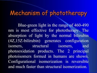 Phototherapy For Jaundice Mechanism
