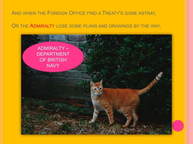 Poem 4 Macavity the mystery cat - T.S.Eliot | PPTX