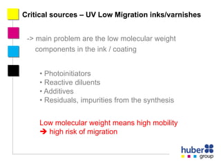 UV low migration inks | PDF