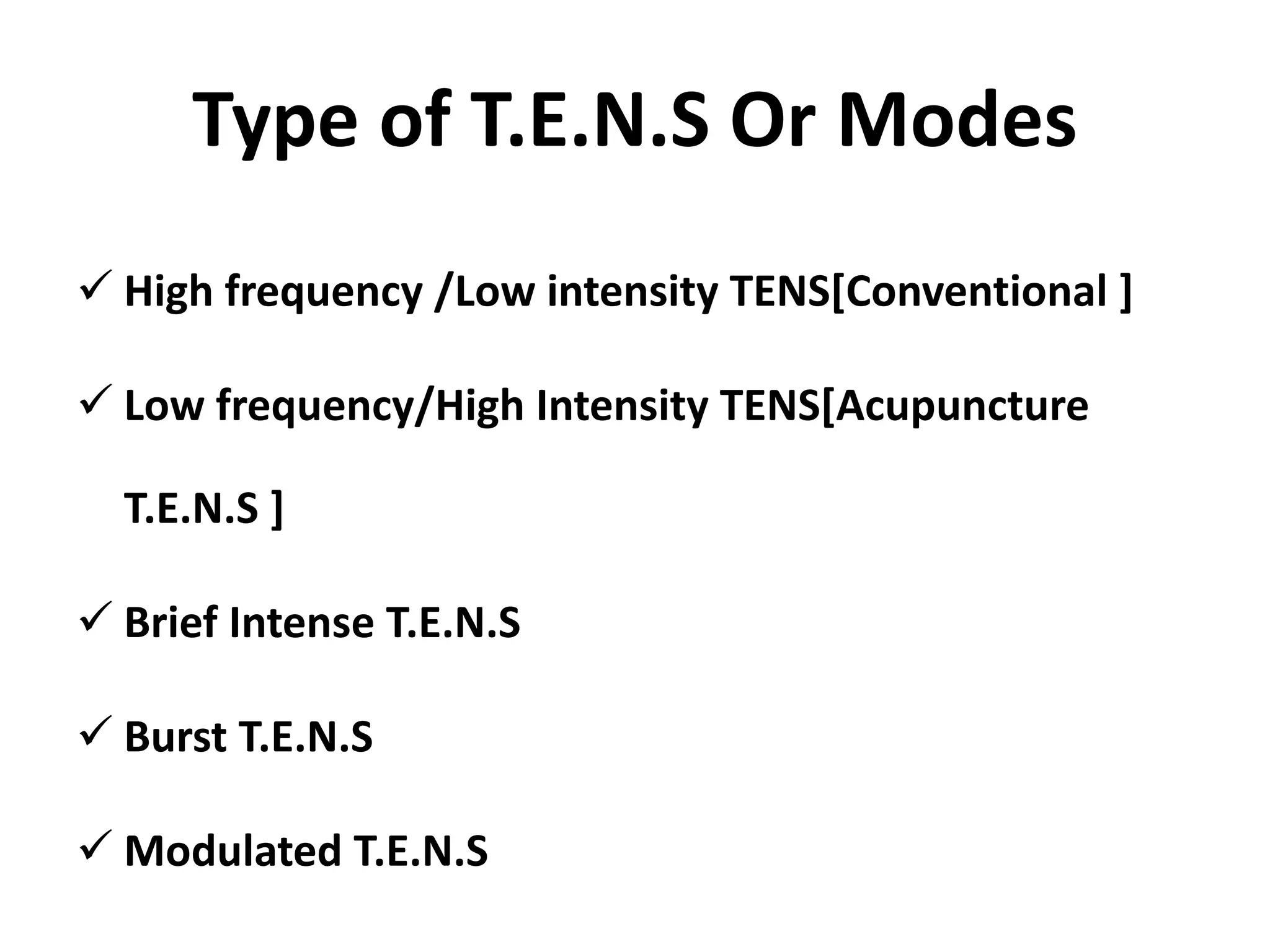 TRANSCUTANEOUS ELECTRICAL NERVE STIMULATION | PPTX