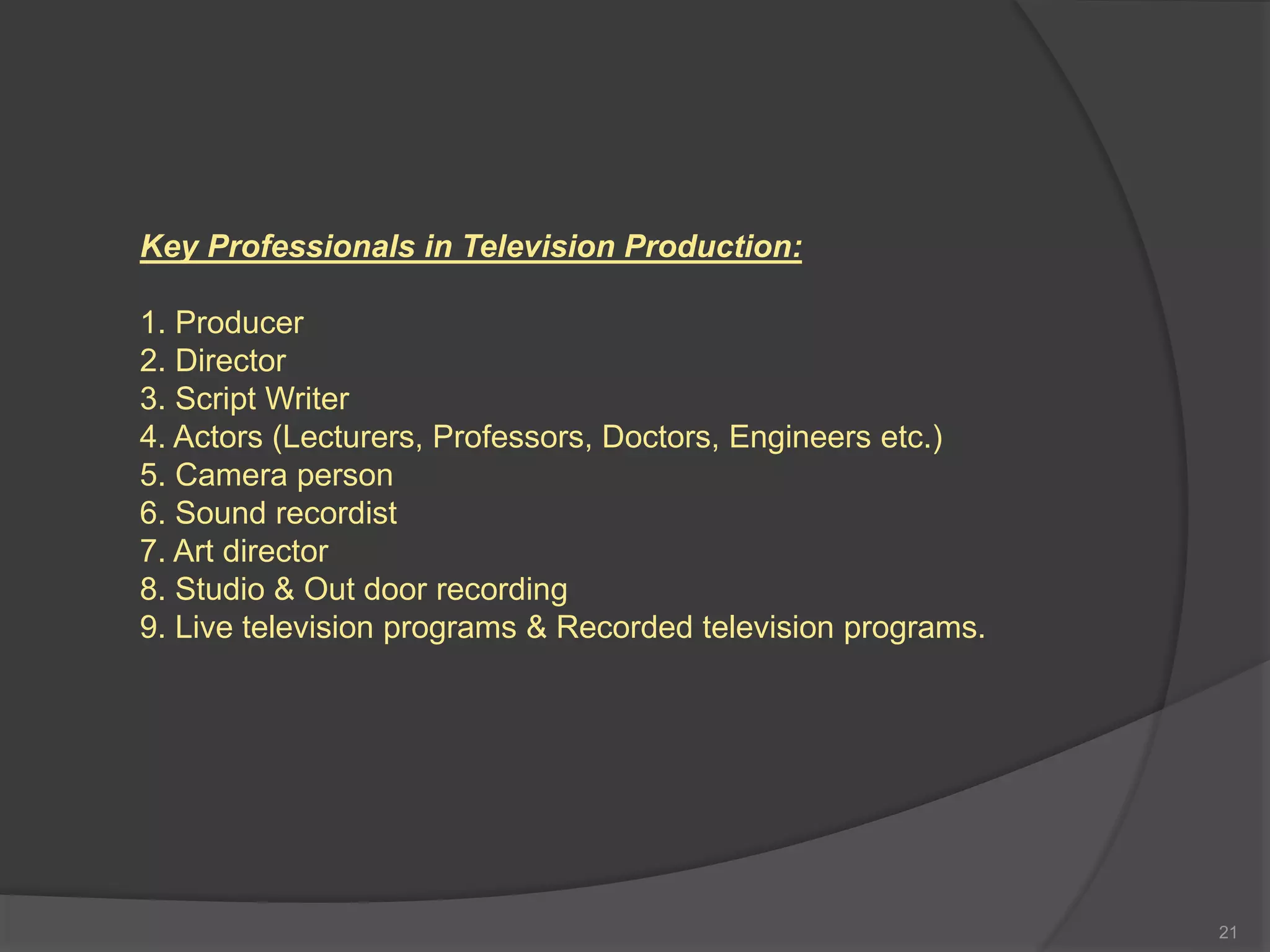 EDUCATIONAL TELEVISION PROGRAMMES | PPTX