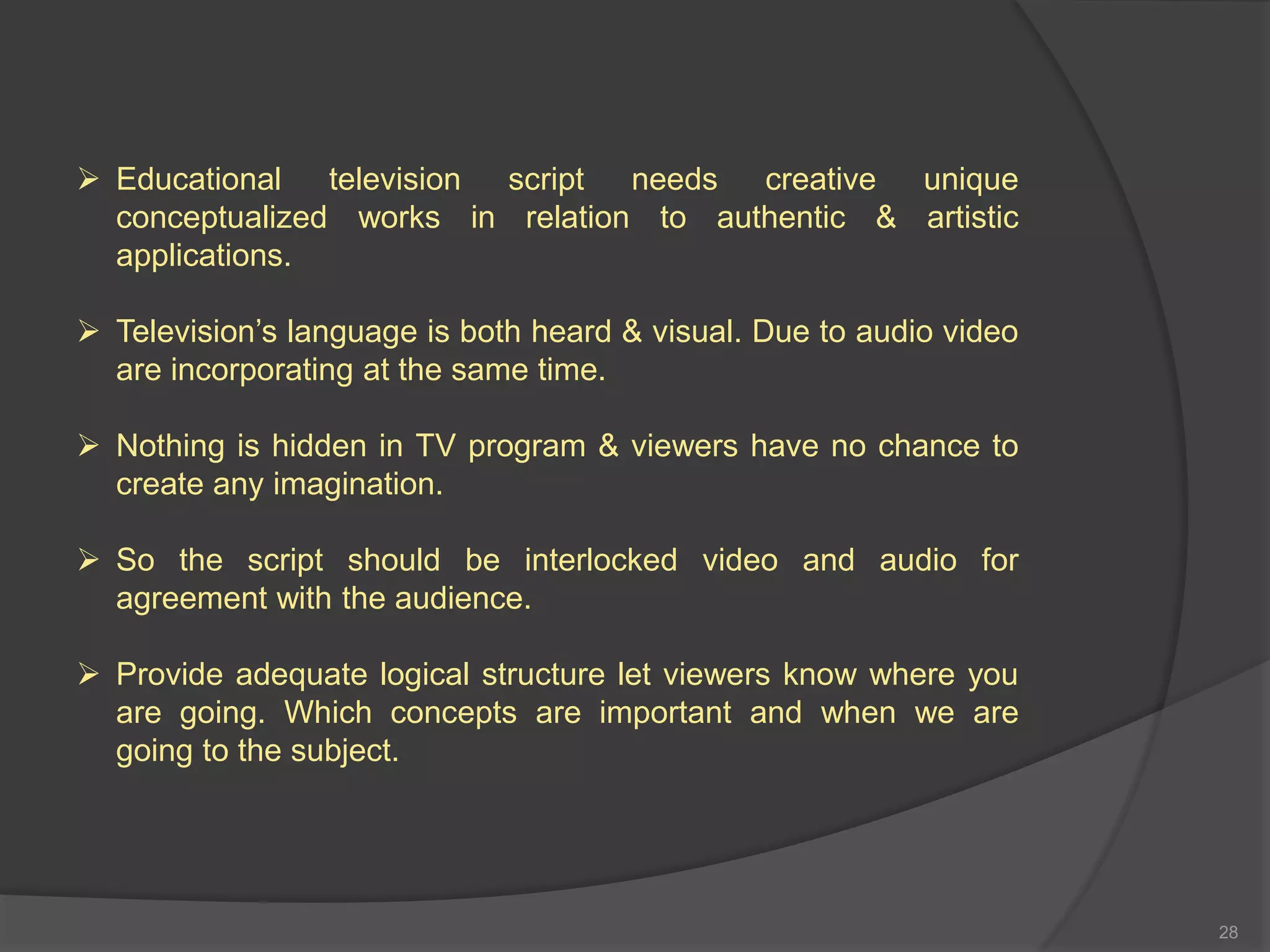 EDUCATIONAL TELEVISION PROGRAMMES | PPTX