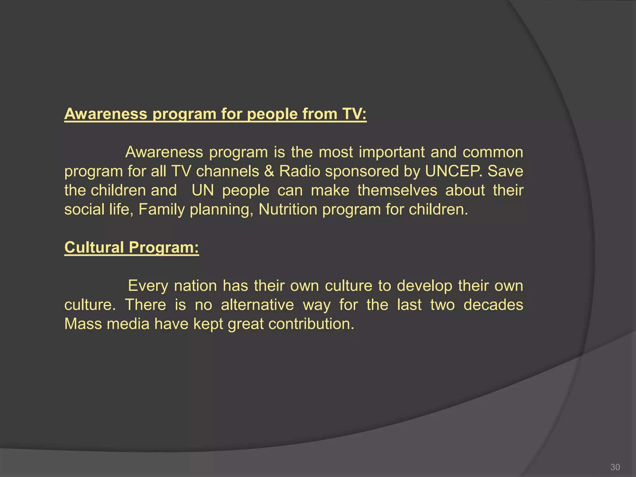 EDUCATIONAL TELEVISION PROGRAMMES | PPTX