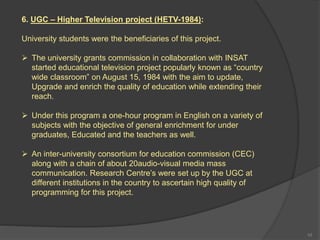 EDUCATIONAL TELEVISION PROGRAMMES | PPTX