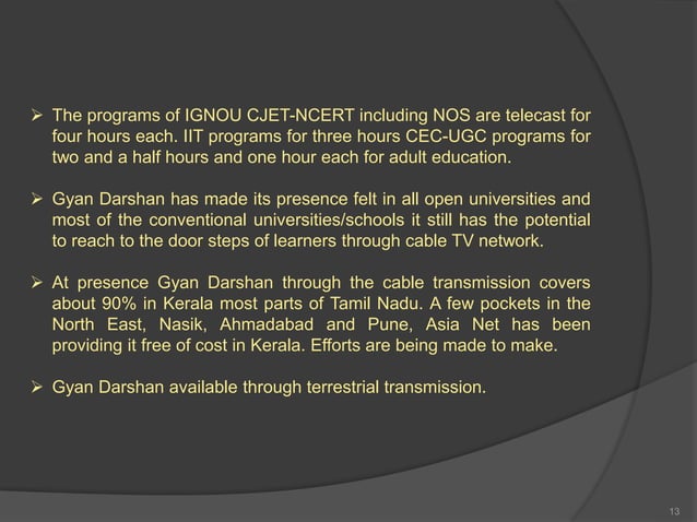 EDUCATIONAL TELEVISION PROGRAMMES | PPTX | History | Genres