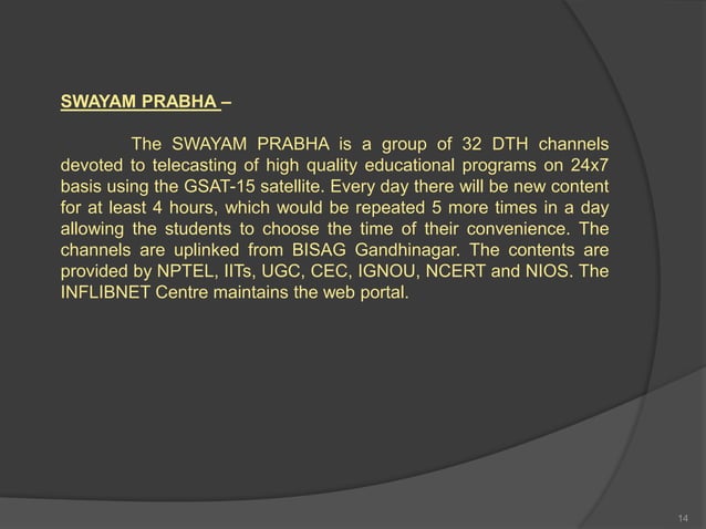 EDUCATIONAL TELEVISION PROGRAMMES | PPTX | History | Genres