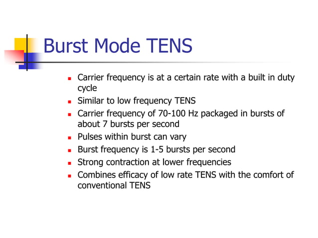 TENS | PPT | Brain and Nervous System Disorders | Diseases and Conditions