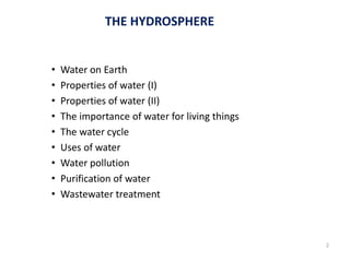 T.5. the hydrosphere | PDF