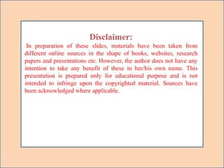 Production, Distribution and Consumption | PPTX