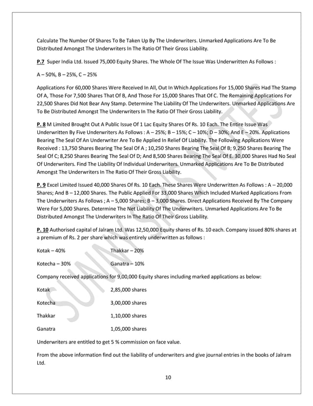 TYBCOM SEM VI FINANCIAL ACCOUNTING NOTES | PDF | Stocks and Bonds ...