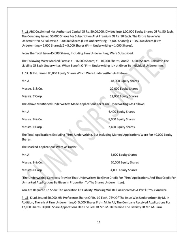 TYBCOM SEM VI FINANCIAL ACCOUNTING NOTES | PDF | Stocks and Bonds ...