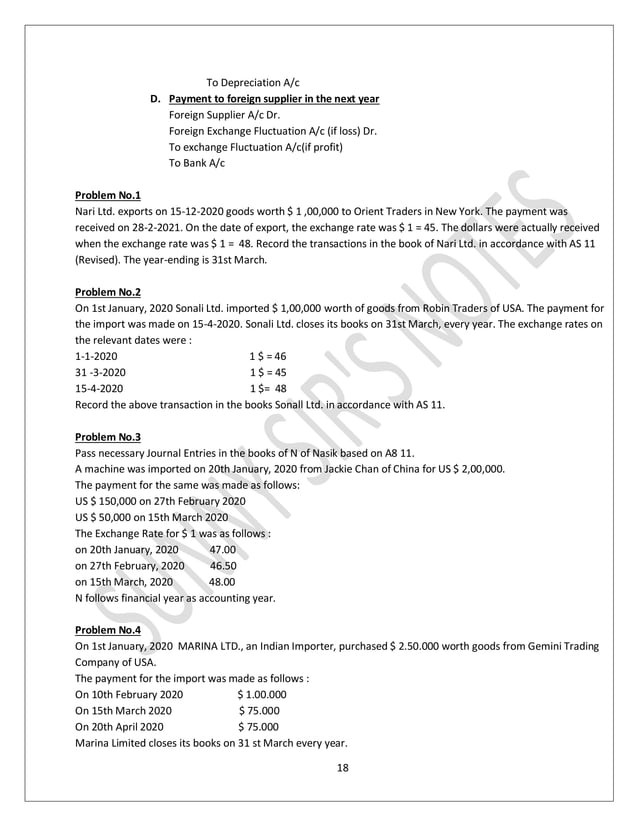 Tybcom Sem Vi Financial Accounting Notes