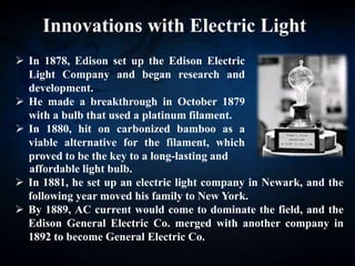 Thomas Alva Edison | PPTX