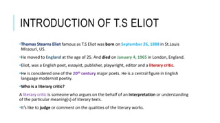 T.S Eliot theory of Poetry.pptx