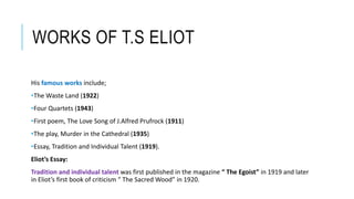 T.S Eliot theory of Poetry.pptx