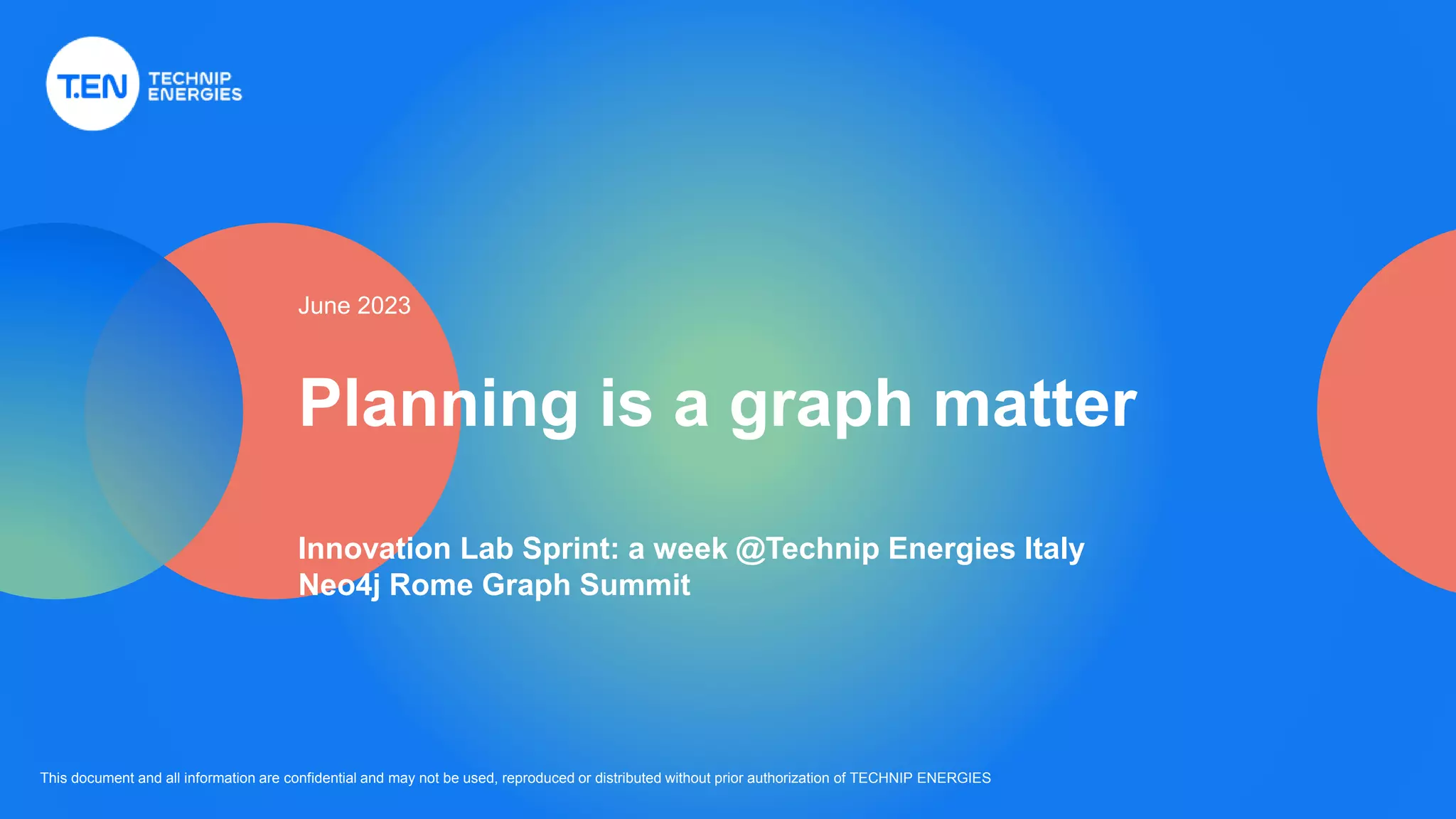 Technip Energies Italy: Planning is a graph matter | PPSX