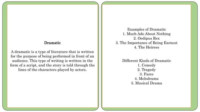 Five Major Types of Genres in Literature and examples | PPTX | Poetry ...