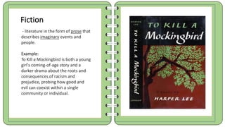 Five Major Types of Genres in Literature and Examples | PPT