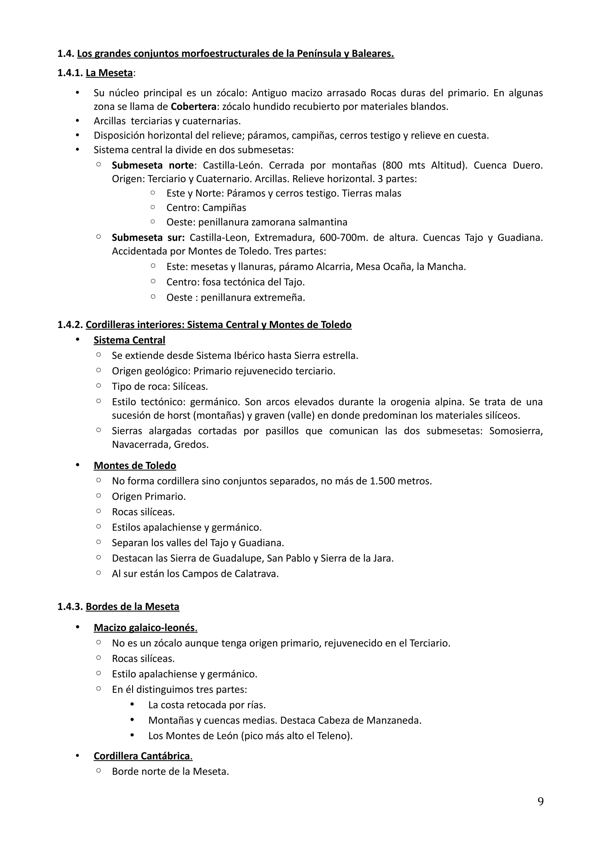 T.2 El relieve peninsular e insular | PDF
