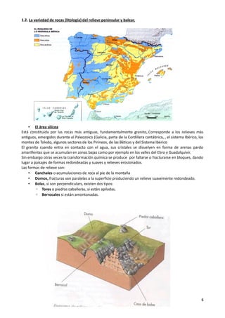 T.2 El relieve peninsular e insular | PDF
