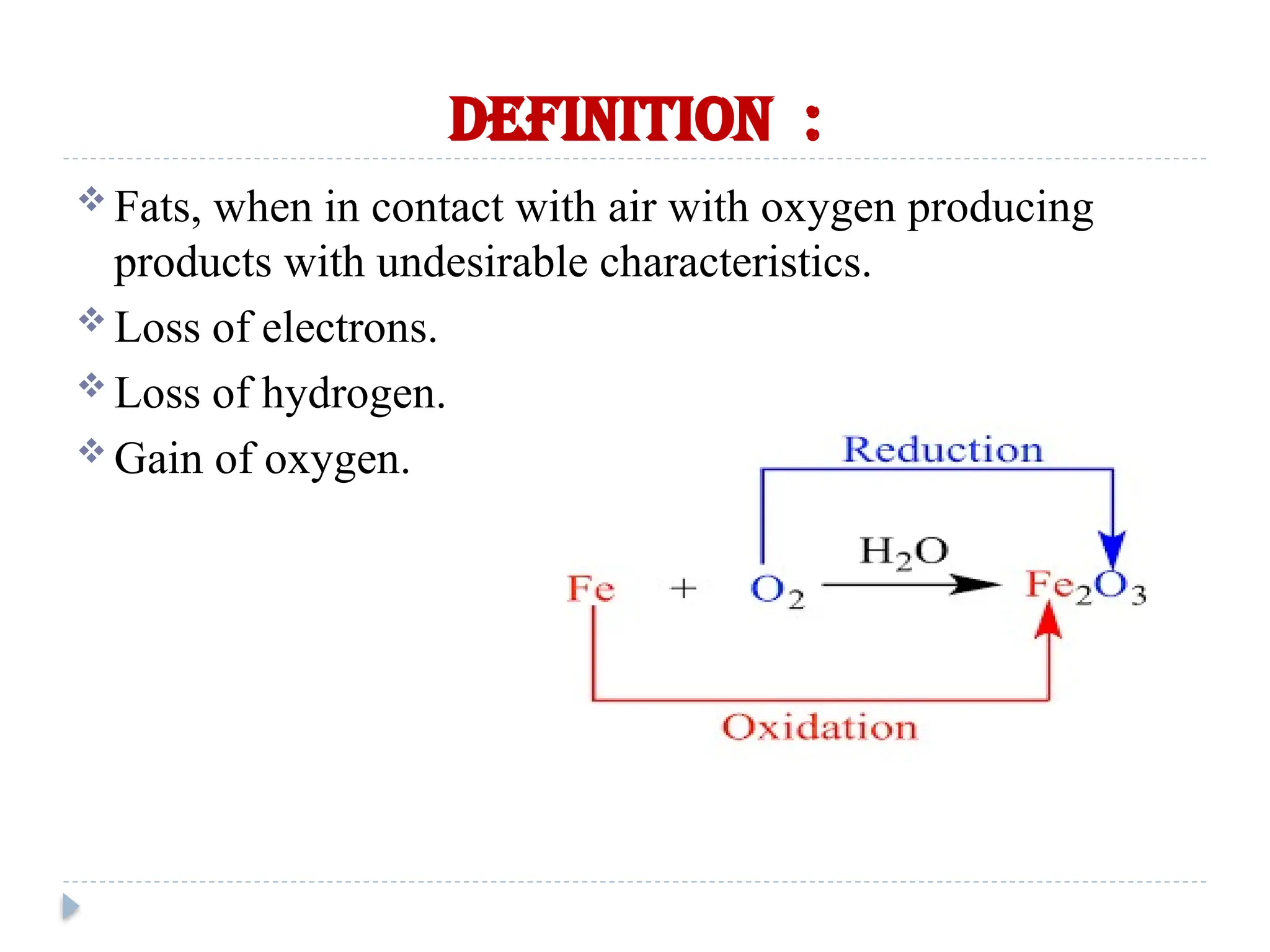 Types of oxidation and factors affecting it. | PPT