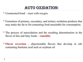 Types of oxidation and factors affecting it. | PPT