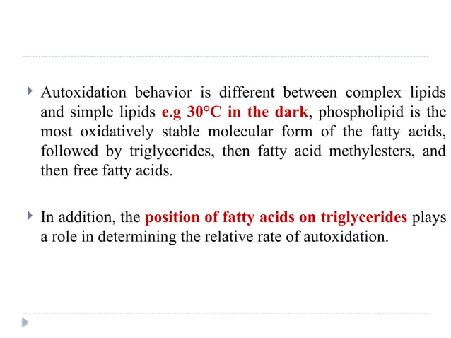 Types of oxidation and factors affecting it. | PPT