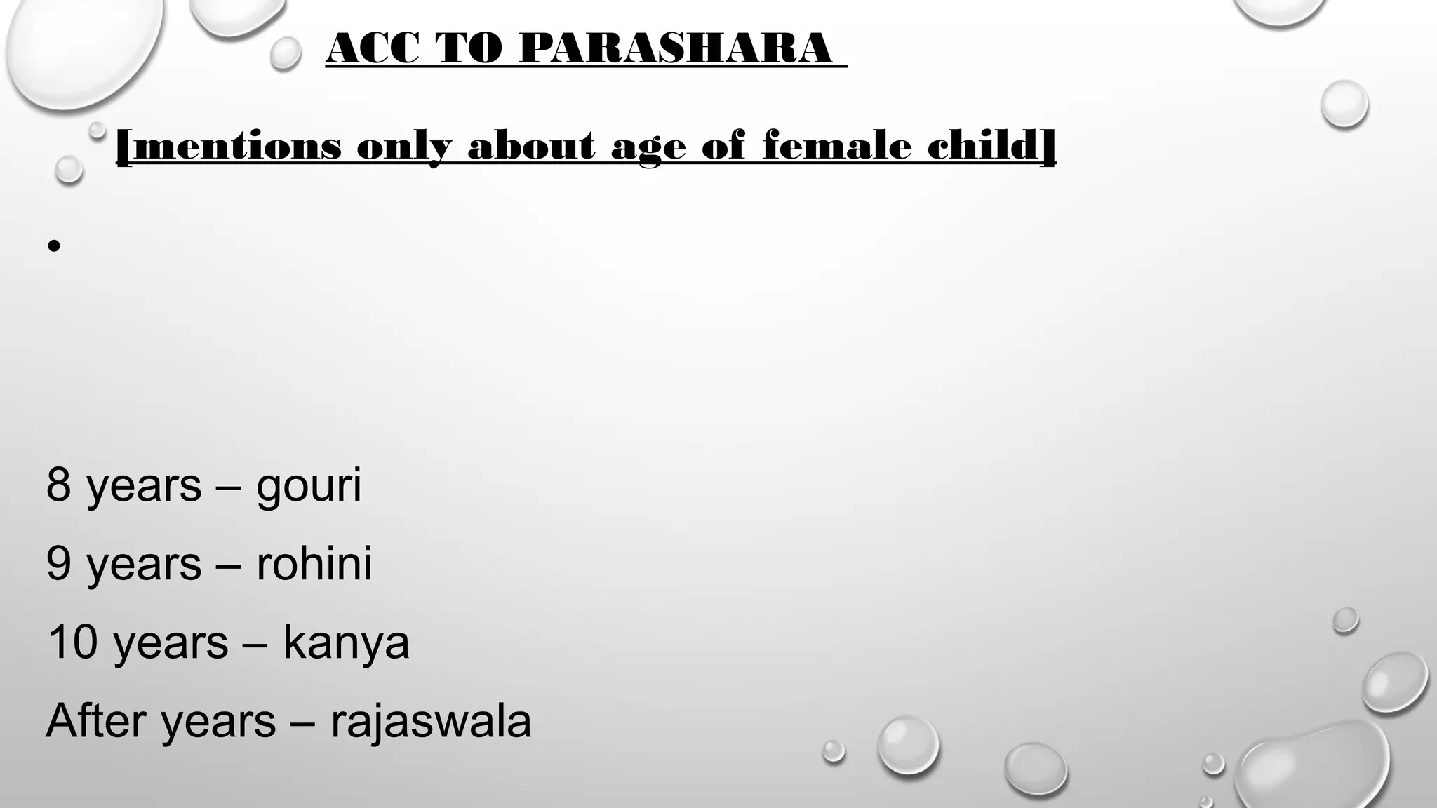 vayobheda, age classification according to ayurveda | PPT