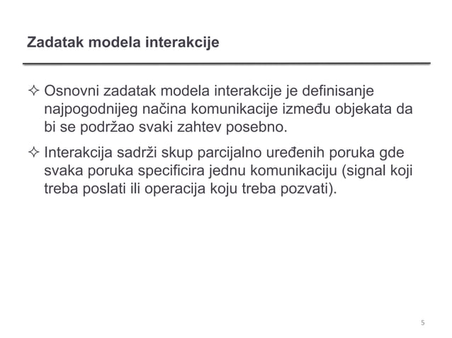 T 3.4 modelovanje ponasanja koriscenjem uml dijagrama interakcija | PPT